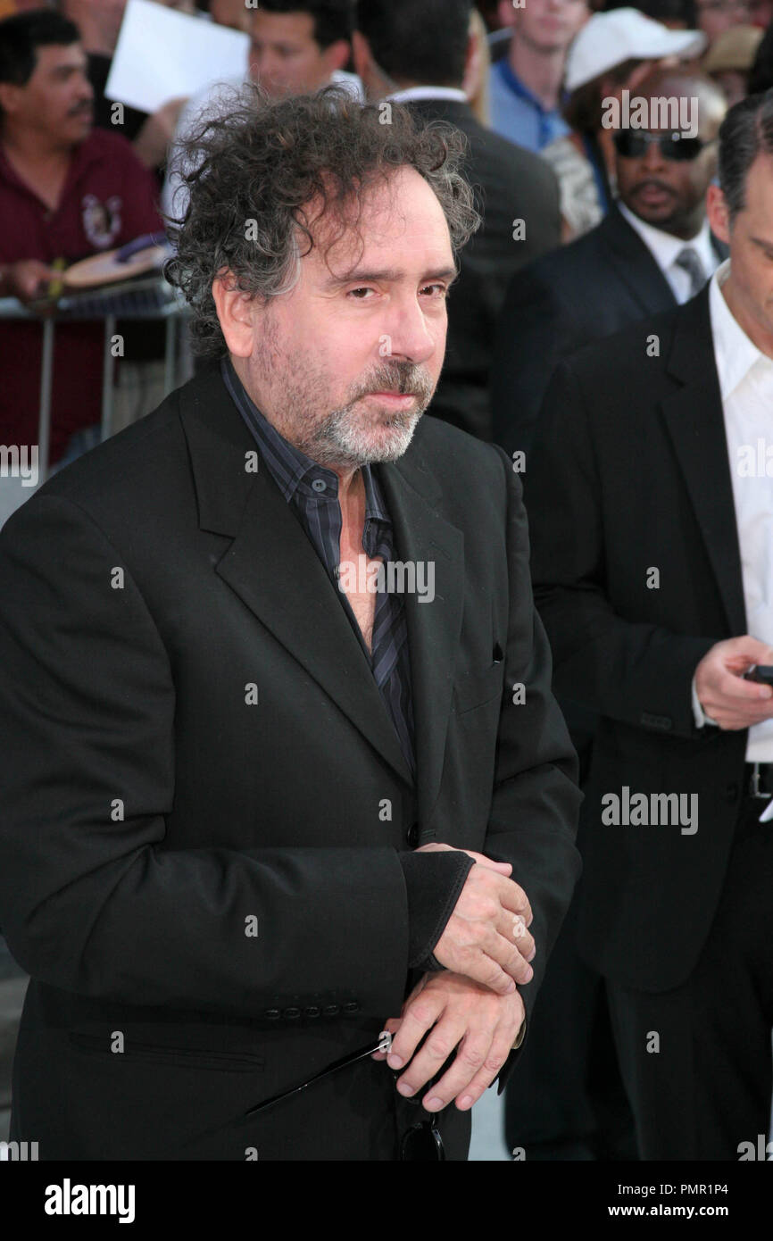 Director Tim Burton at the Los Angeles premiere of Disney's ...