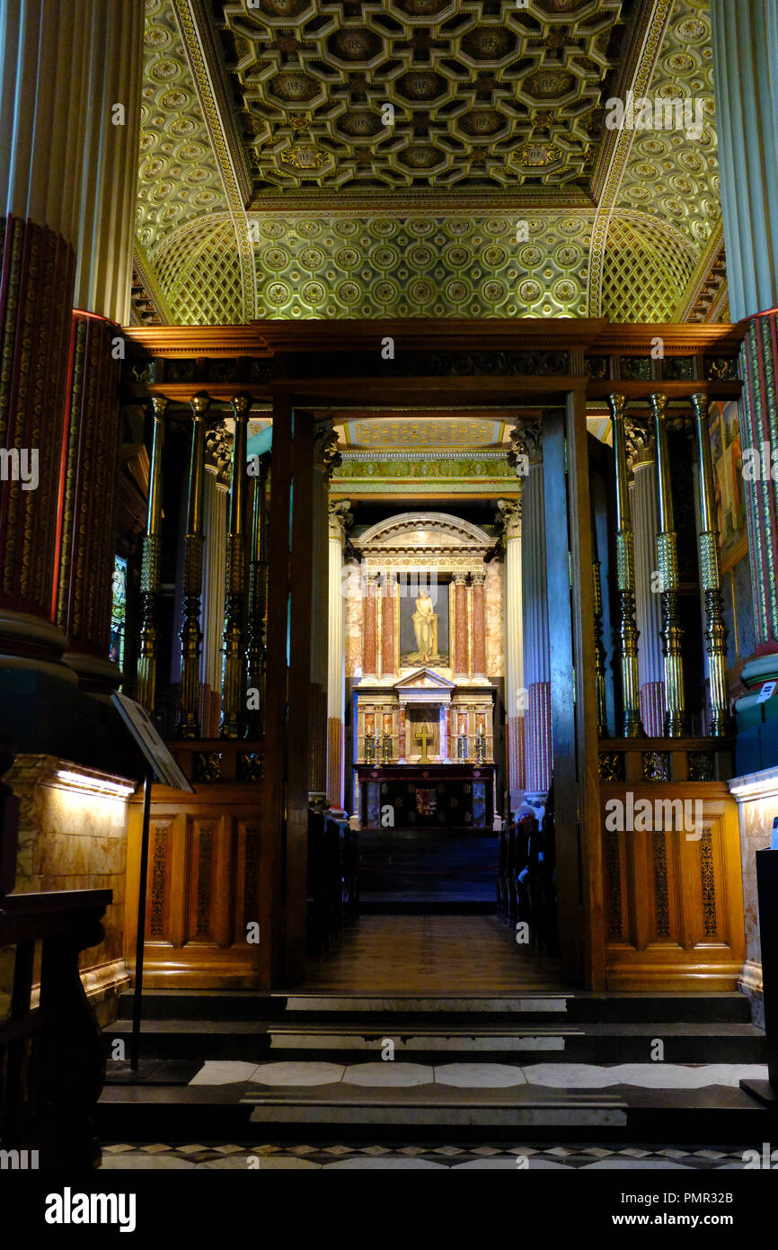 The Chapel altar at Castle Howard, North Yorkshire, England UK Stock ...