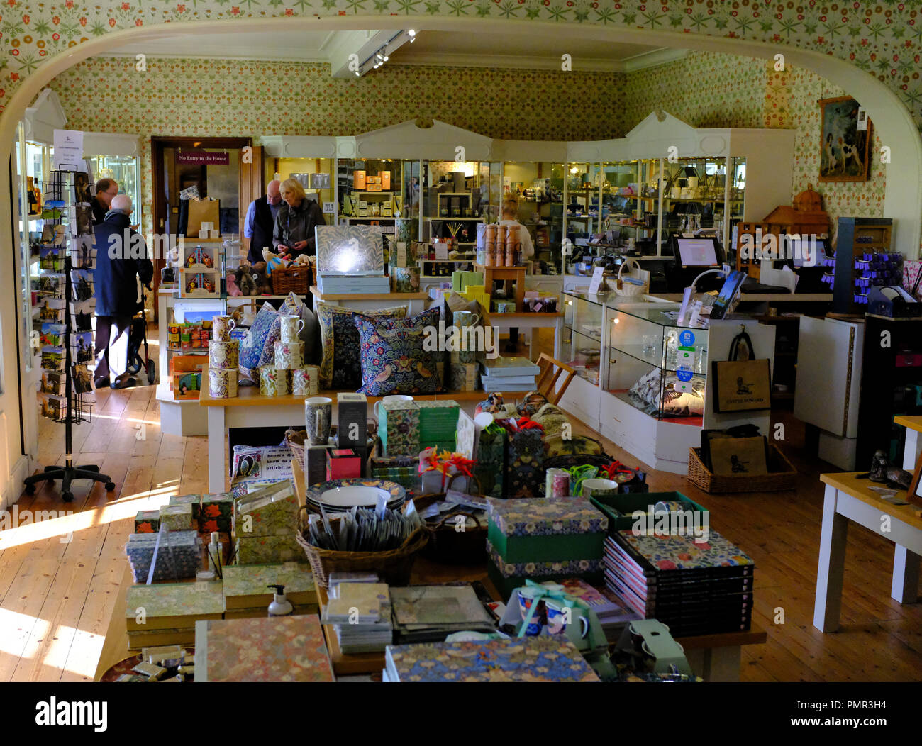 Visitors souvenir shop at Castle Howard, North Yorkshire, England UK ...