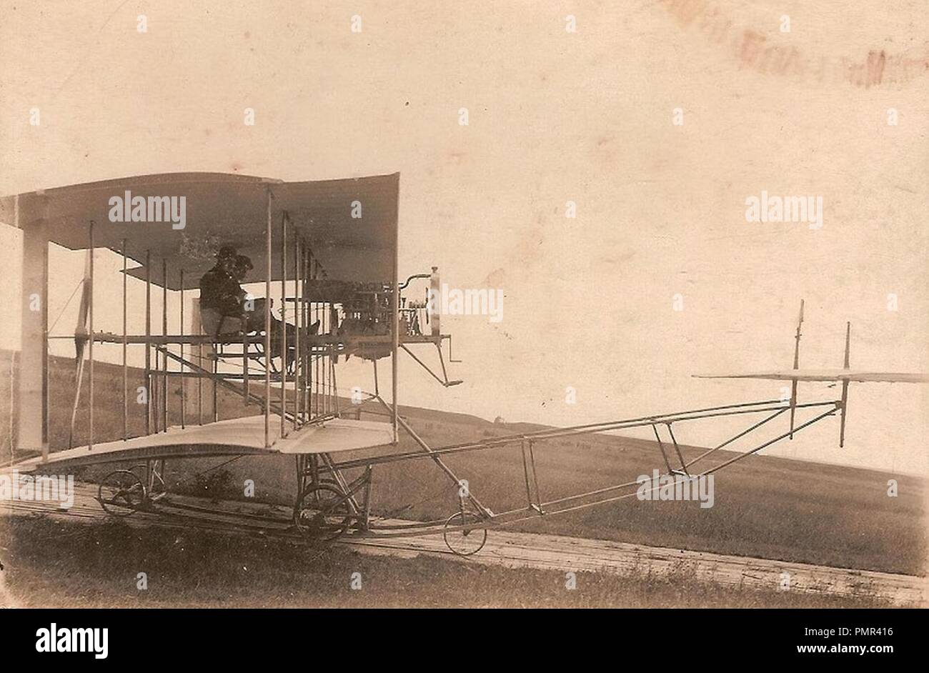 Blackburn-Walker biplane, 1910 Stock Photo - Alamy