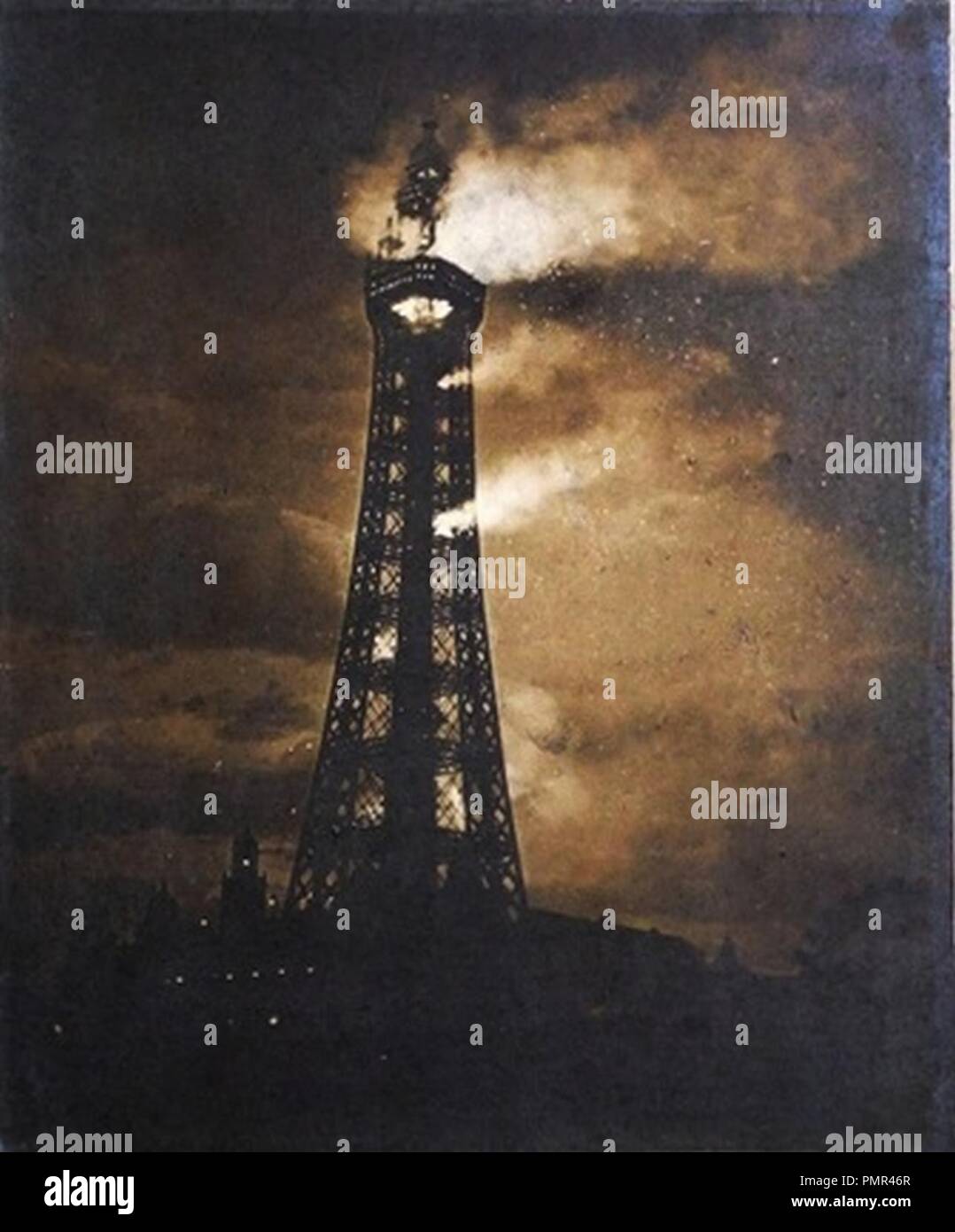 Blackpool Tower Fire 1897 Stock Photo - Alamy