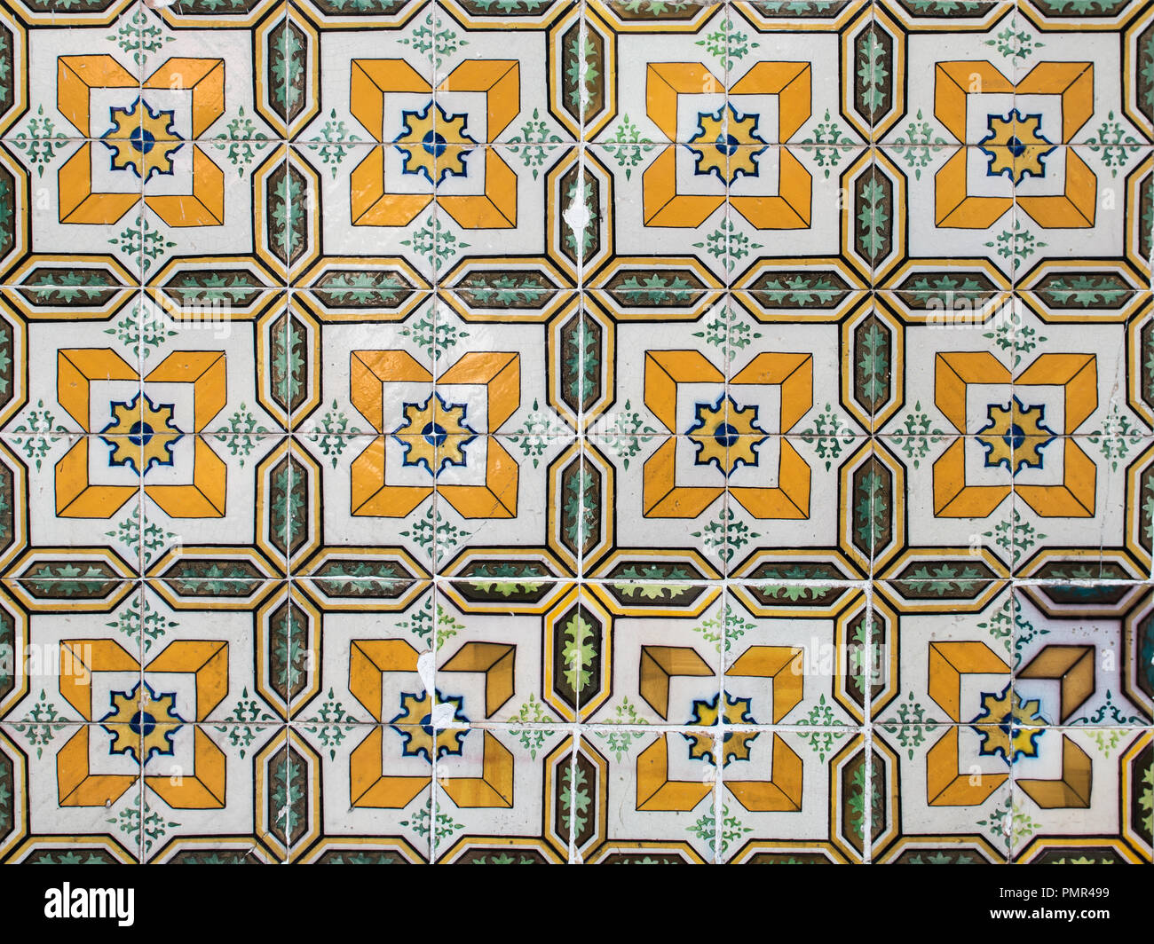 Vintage azulejos, traditional Portuguese tiles Stock Photo - Alamy