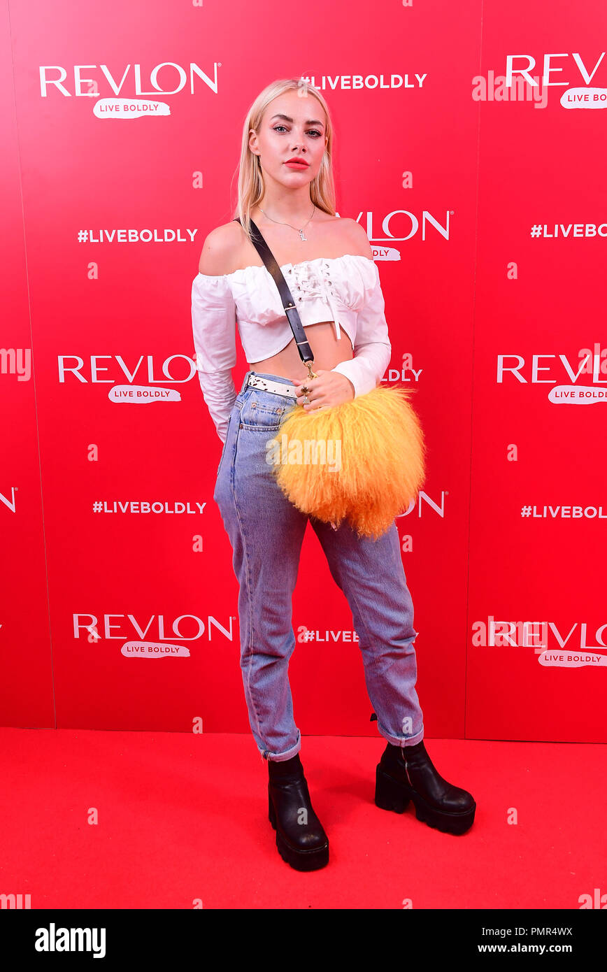 Fae Williams arriving for the Revlon x Adwoa Aboah photocall held at ...