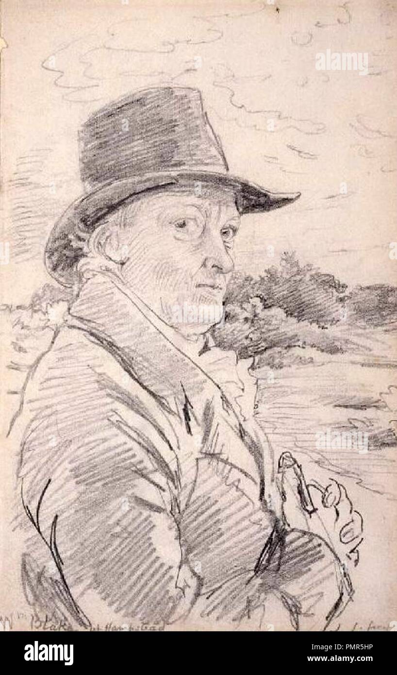 Blake by John Linnell, 1825 Stock Photo - Alamy