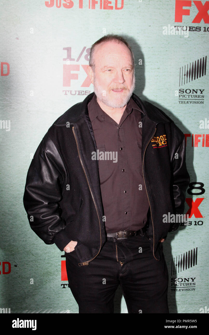 Jim Beaver at the premiere screening of FX's "Justified". Arrivals held ...