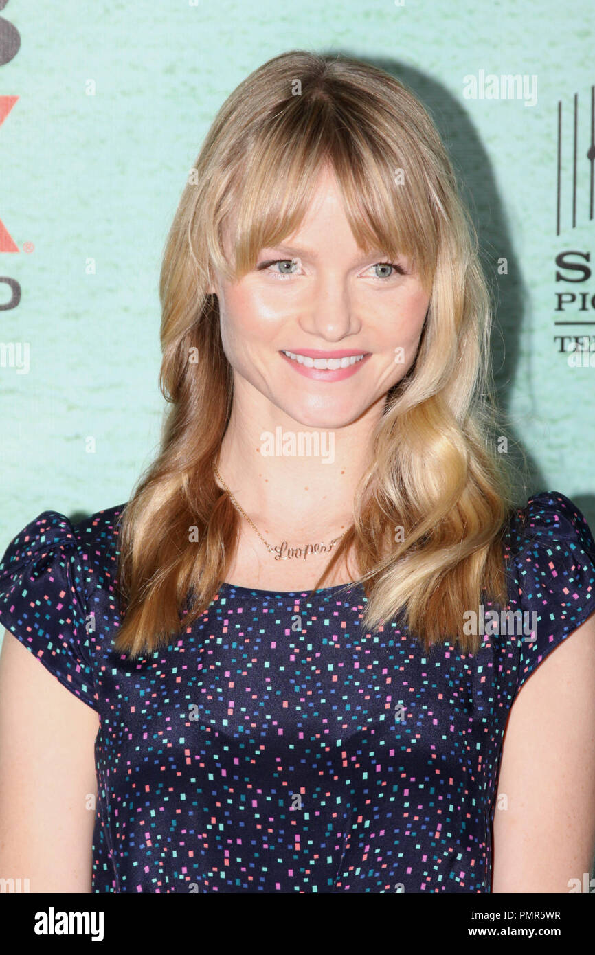 Lindsay Pulsipher at the premiere screening of FX's "Justified ...