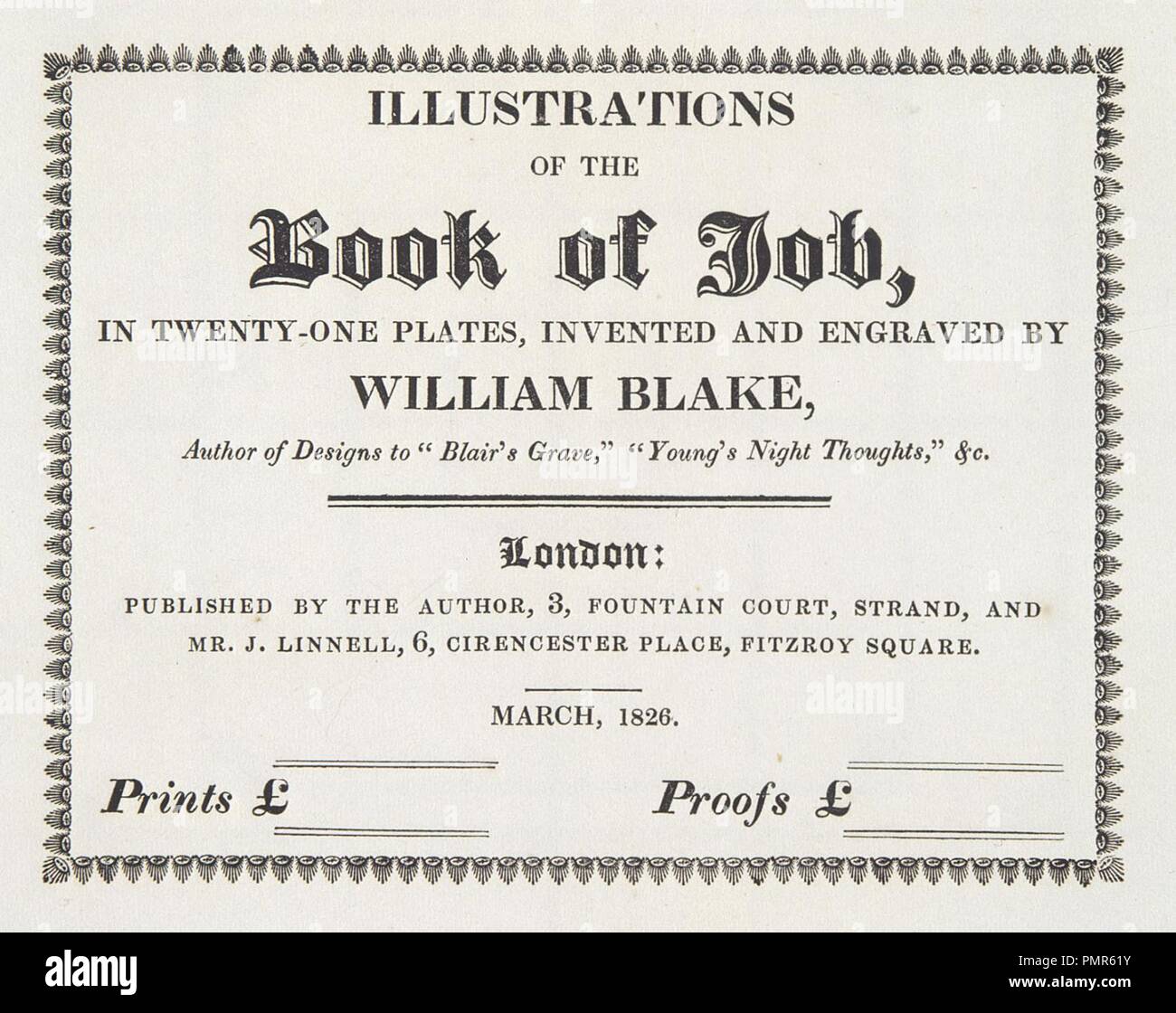 Blake Job Cover Stock Photo - Alamy