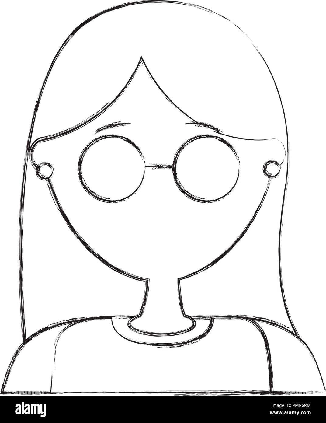 portrait woman female character avatar Stock Vector Image & Art - Alamy