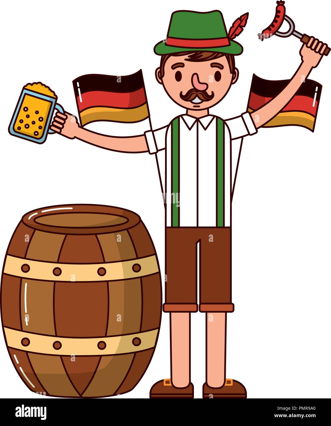 Typical german man Stock Vector Images - Alamy