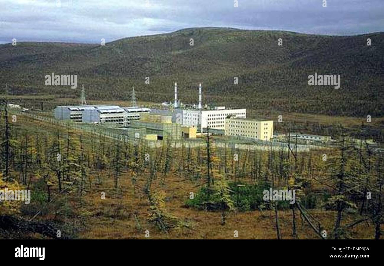 Bilibino Nuclear Power Plant Stock Photo - Alamy
