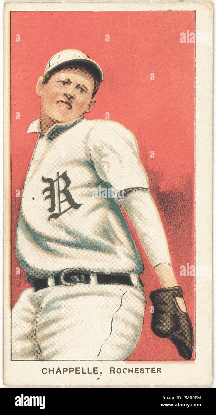 Bill Chappelle, Rochester Team, baseball card portrait Stock Photo - Alamy