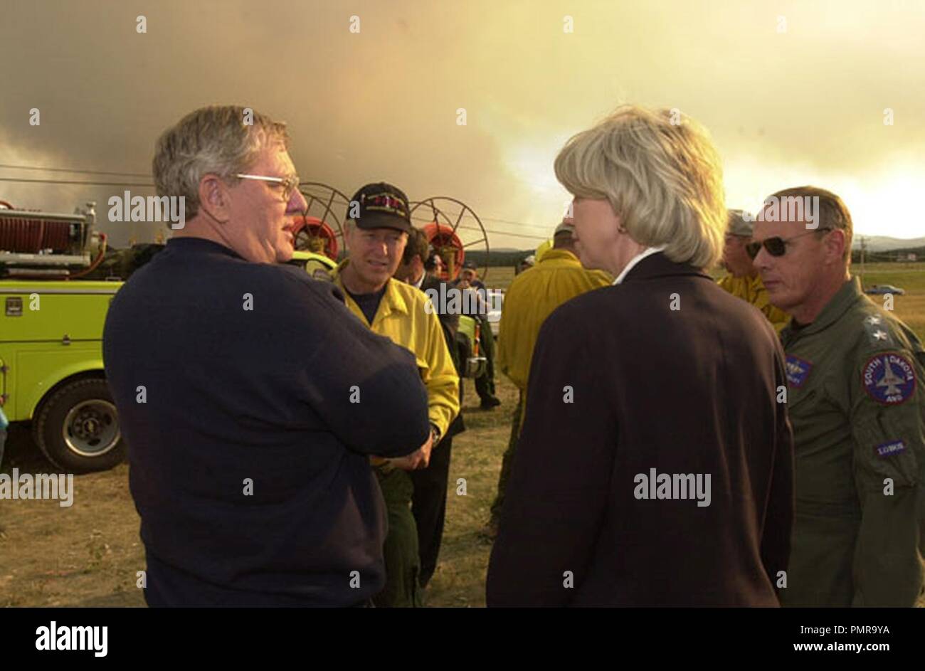 Bill Janklow and Gale Norton Stock Photo - Alamy