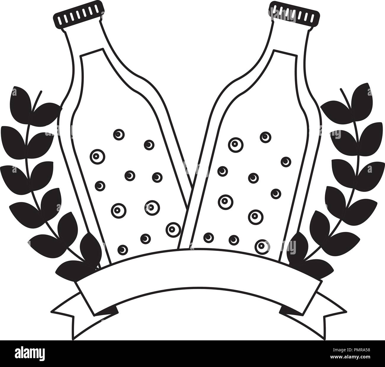 Beer crown symbol Stock Vector Images - Alamy