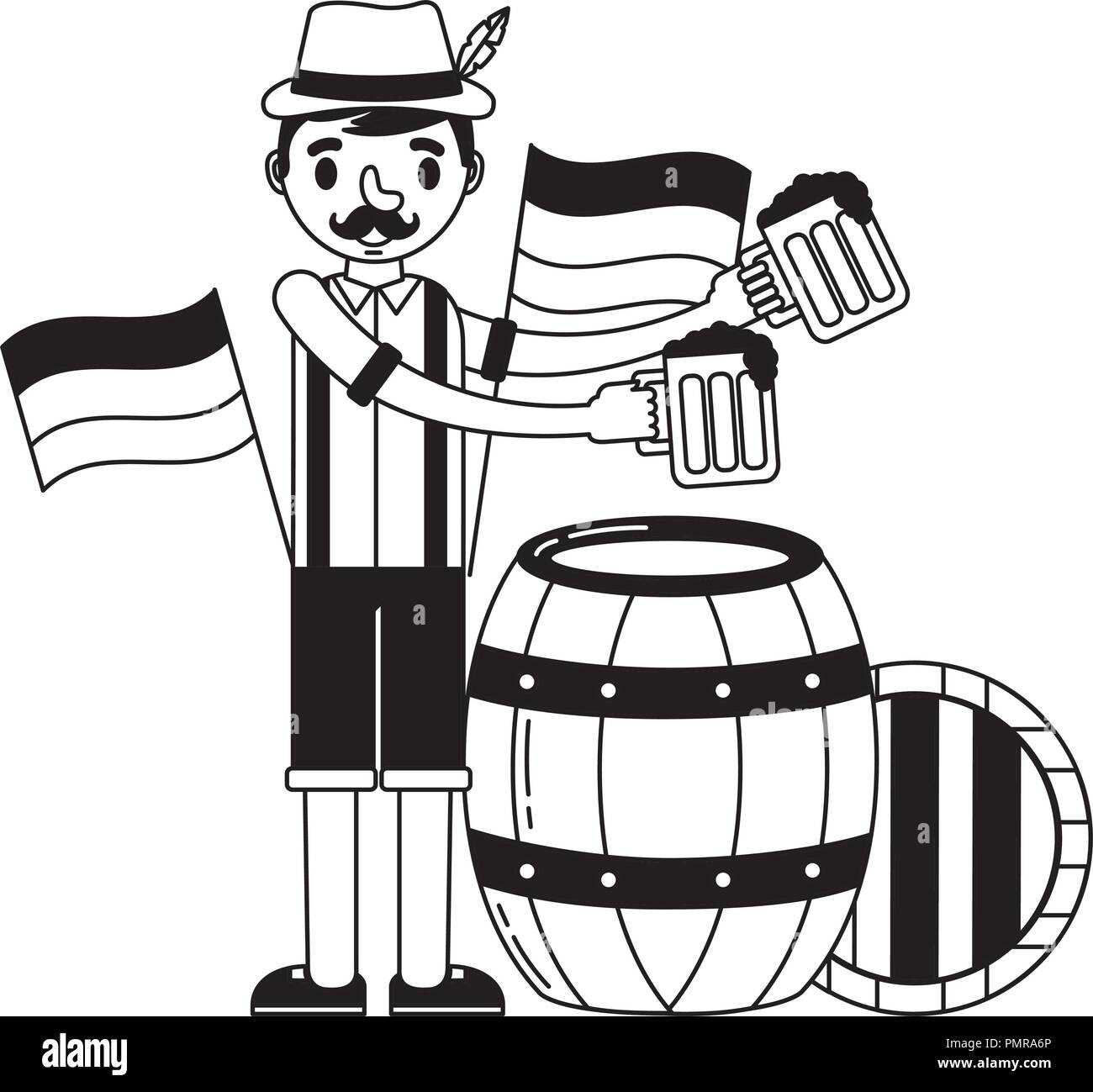 Wooden german flag Stock Vector Images - Alamy