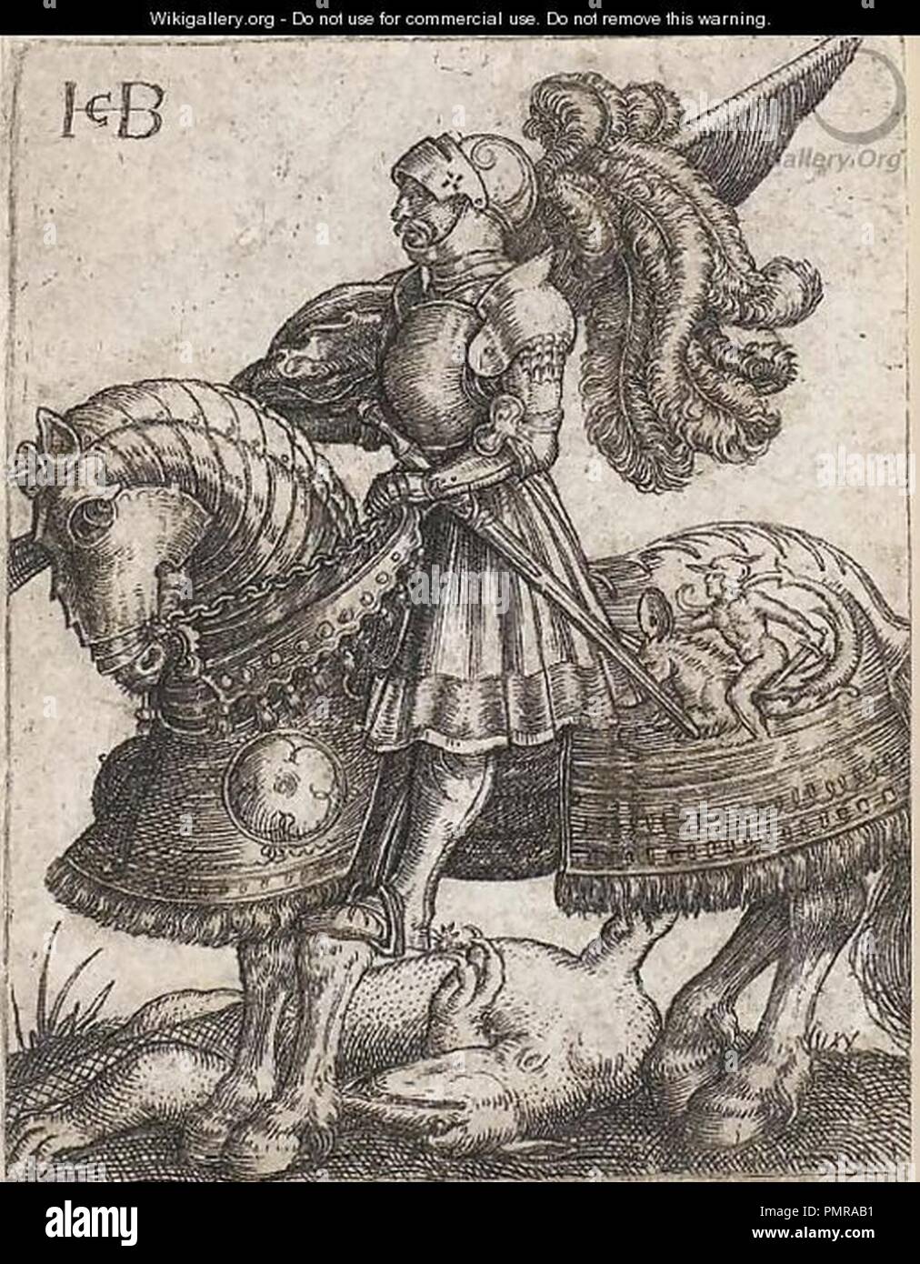 Binck Saint George on Horseback Stock Photo - Alamy