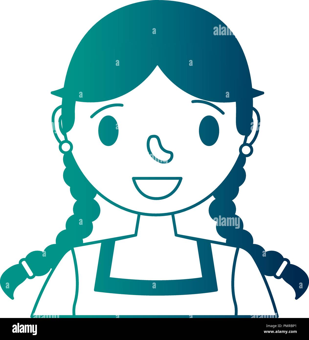 german woman typical avatar character Stock Vector Image & Art - Alamy