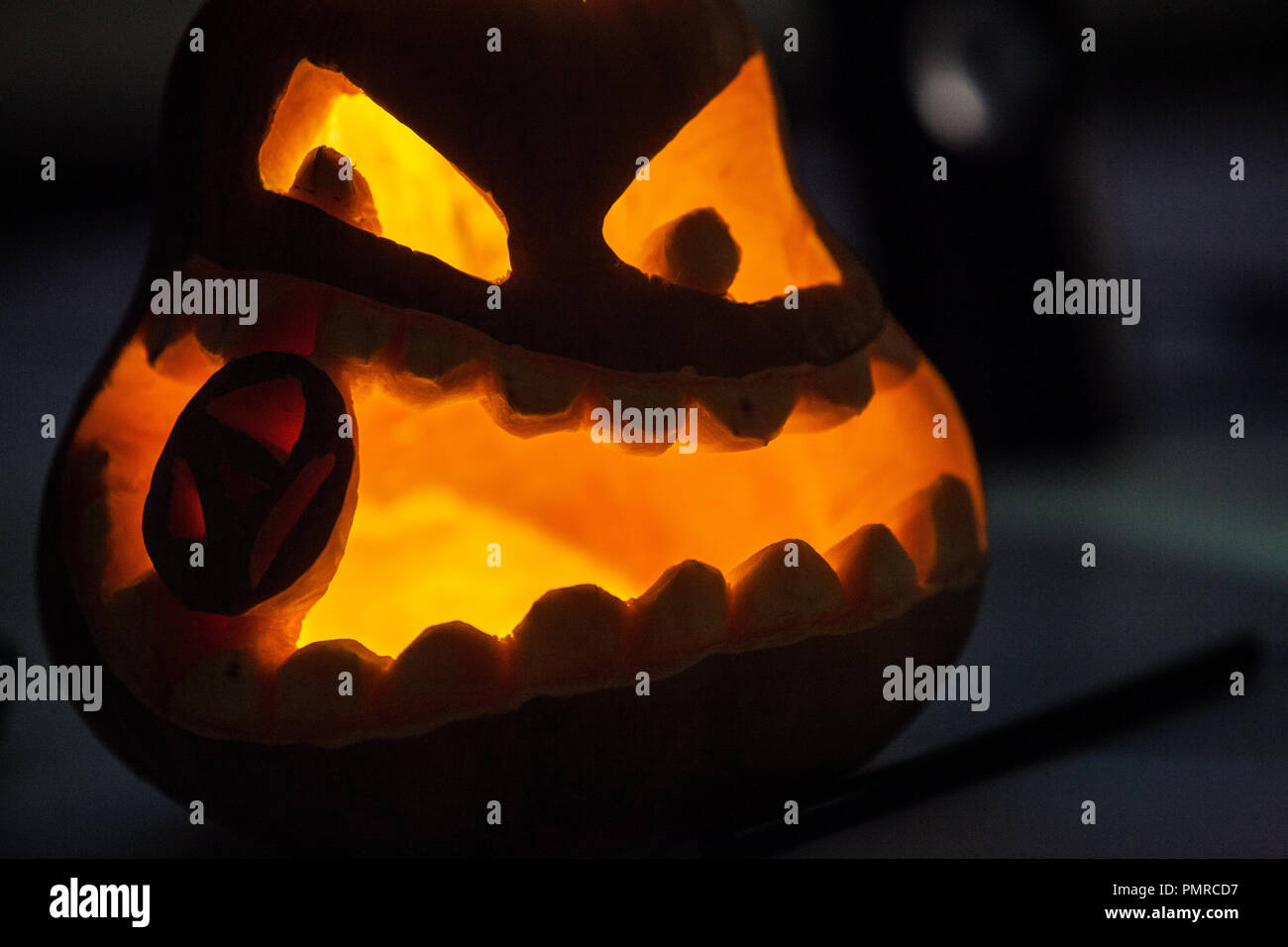 Smiling mask frowning face hi-res stock photography and images - Alamy