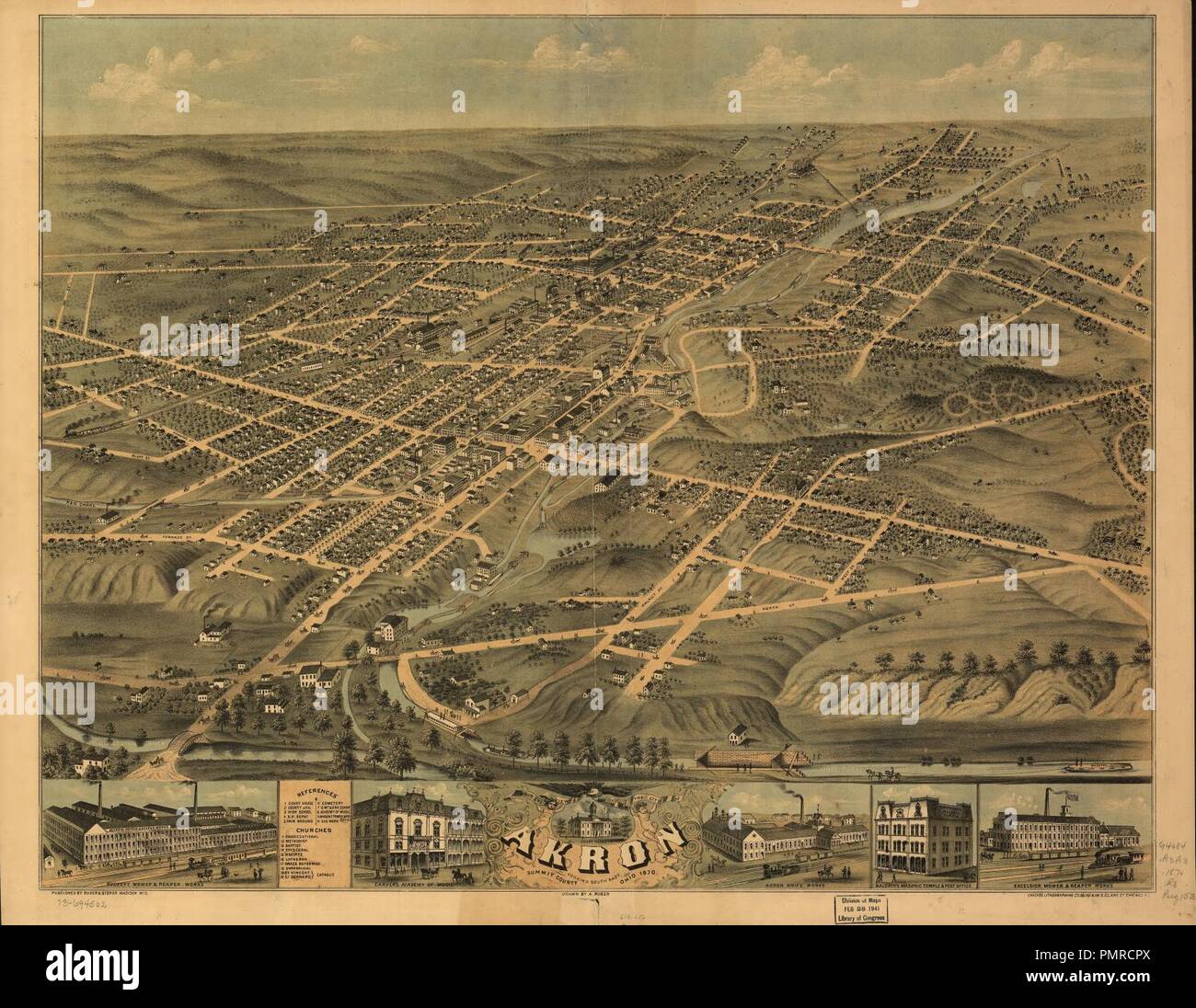 Akron historical photo hi-res stock photography and images - Alamy