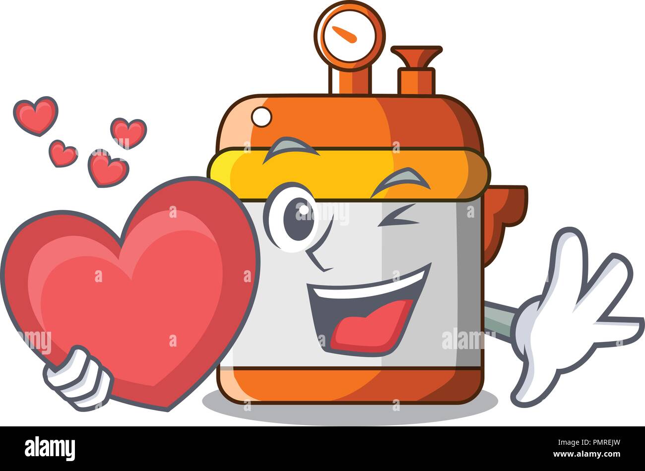 Pressure cooker cartoon Stock Vector Images - Alamy