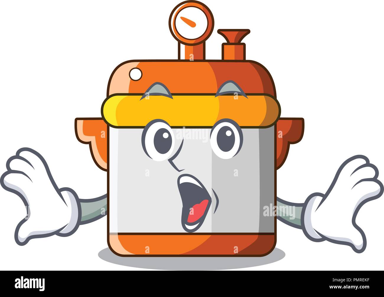 Pressure cooker cartoon Stock Vector Images - Alamy