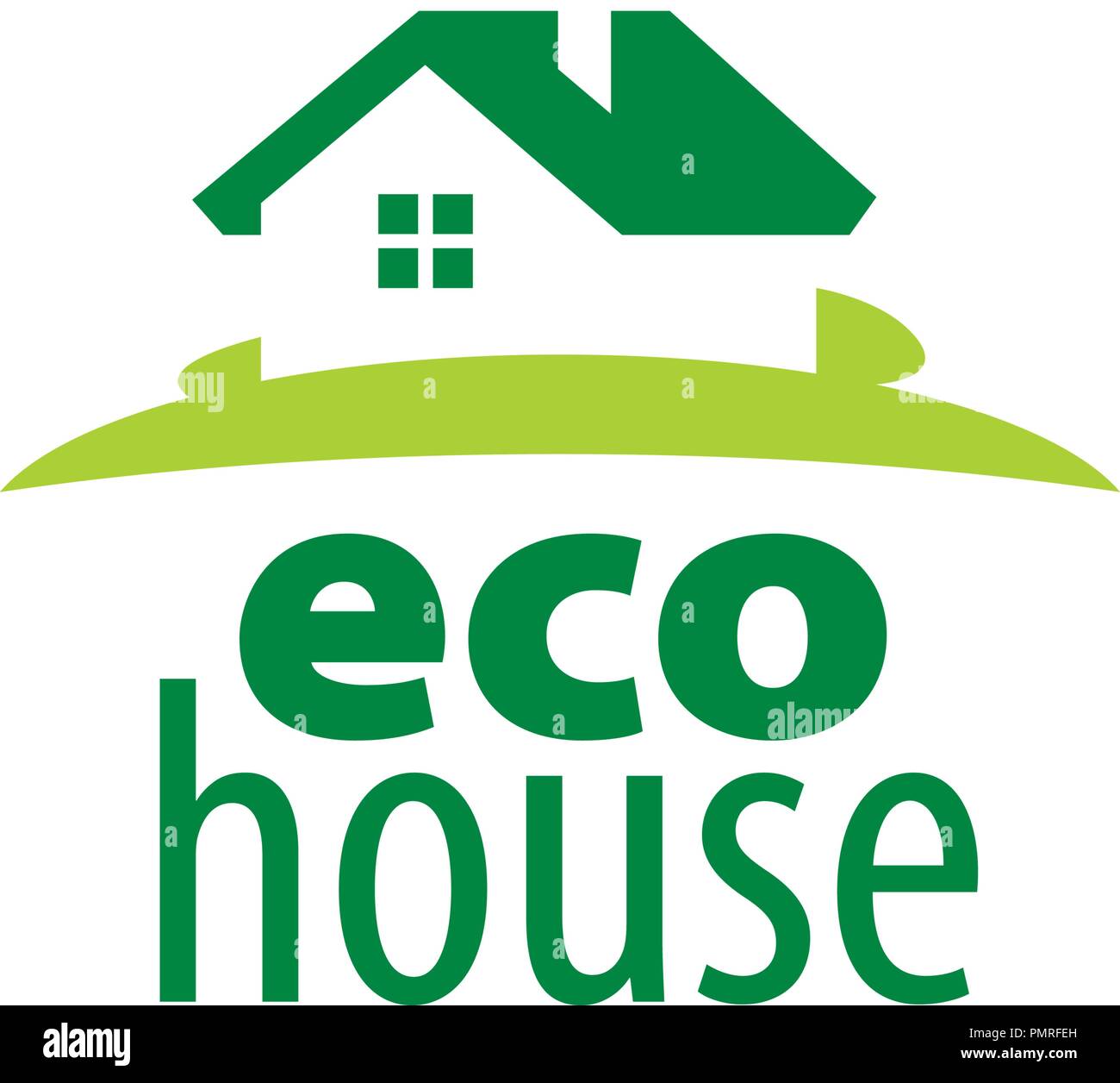 Silhouette country house Stock Vector Images - Alamy