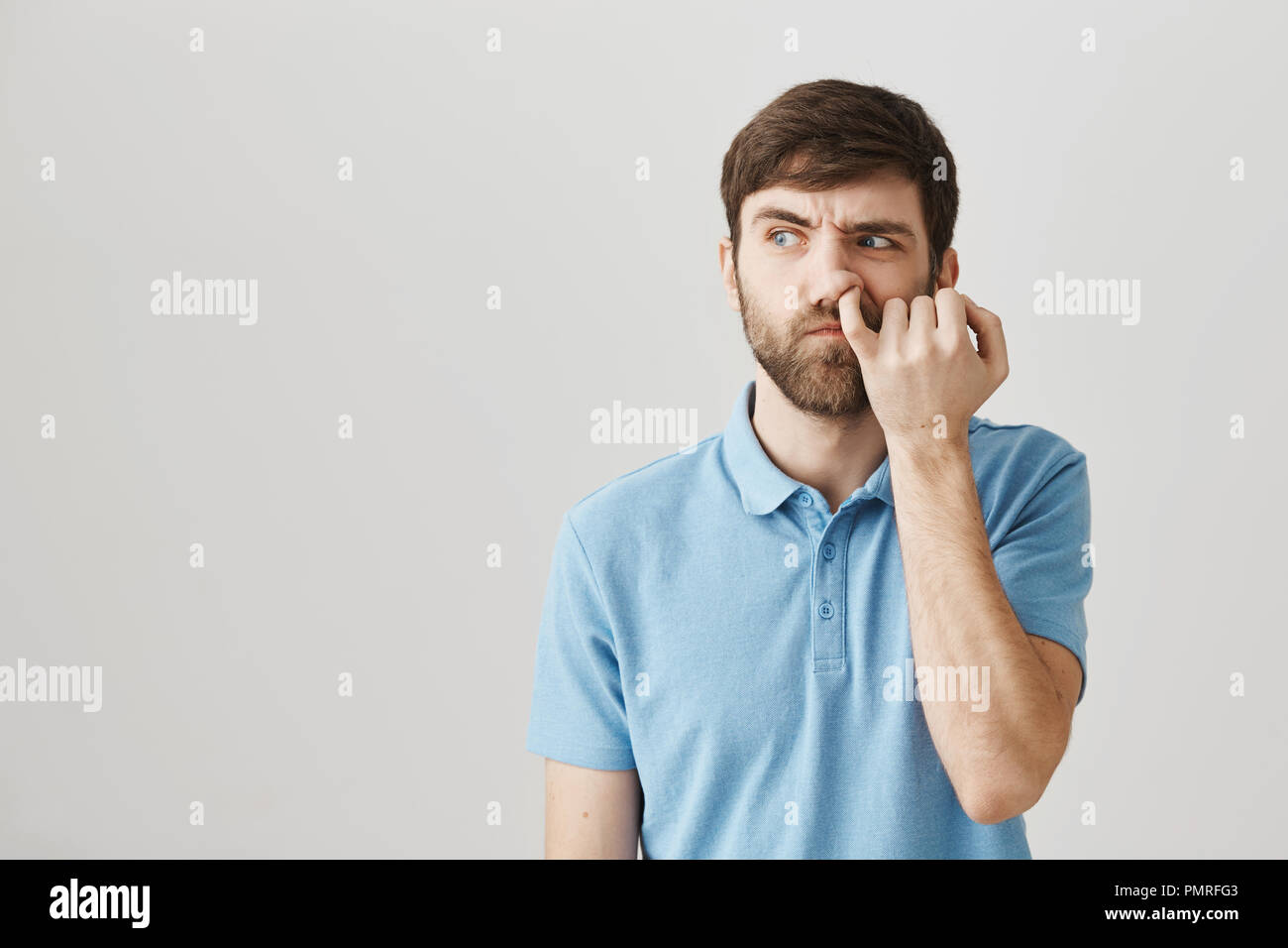 Nose picking habit hi-res stock photography and images - Alamy