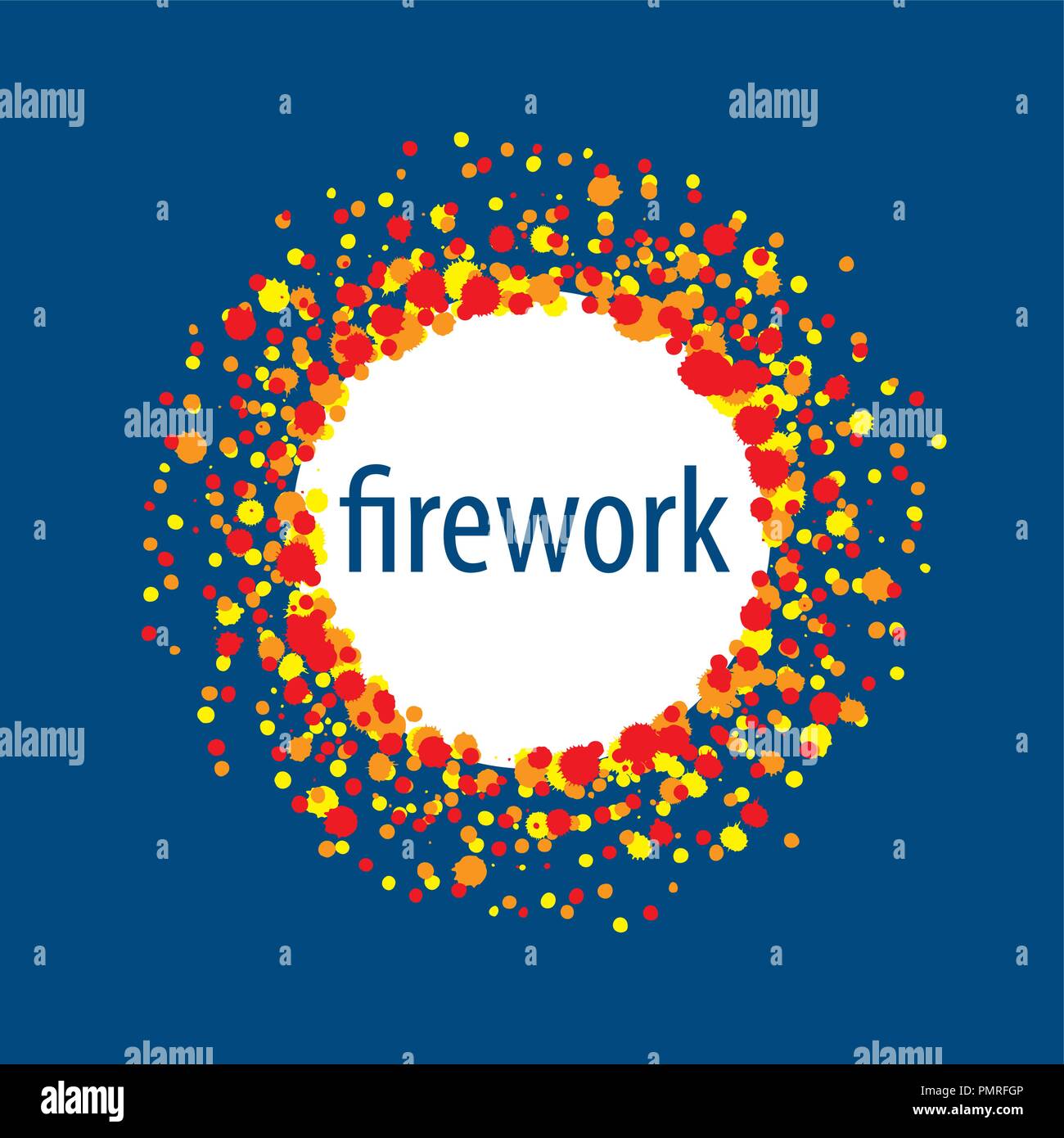 vector logo for fireworks Stock Vector Image & Art - Alamy