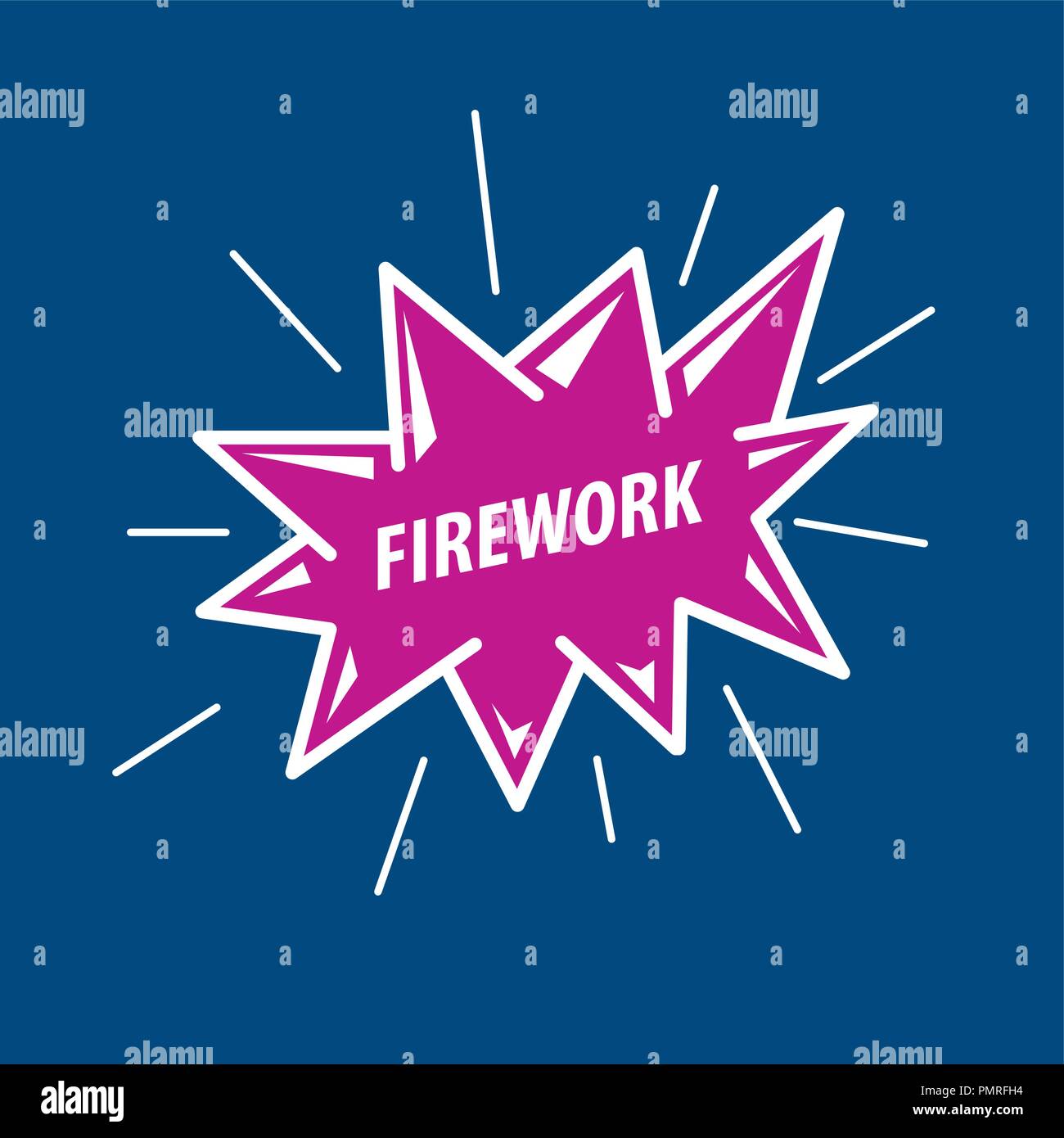 vector logo for fireworks Stock Vector Image & Art - Alamy