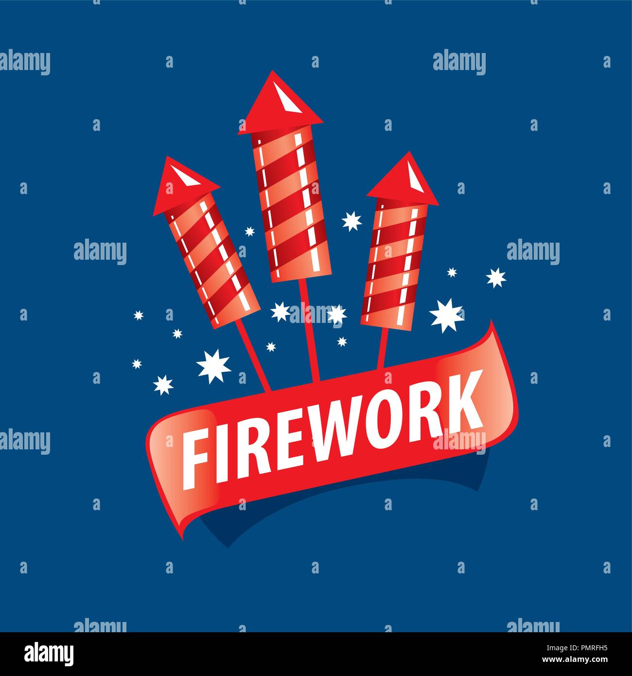 vector logo for fireworks Stock Vector Image & Art - Alamy