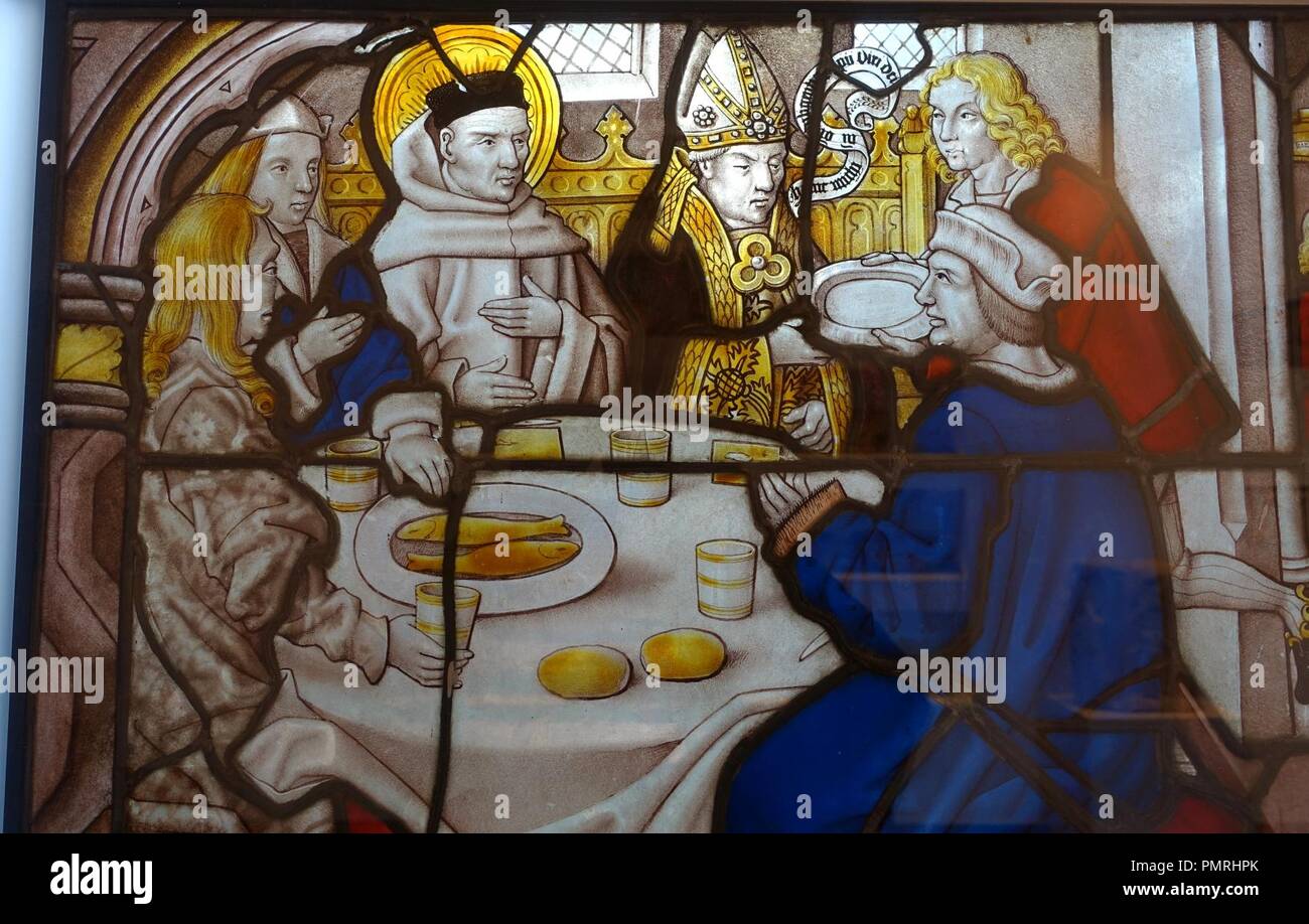 Bishop Matthew of Alba hosts Bernard, Cloister of the Cistercian ...