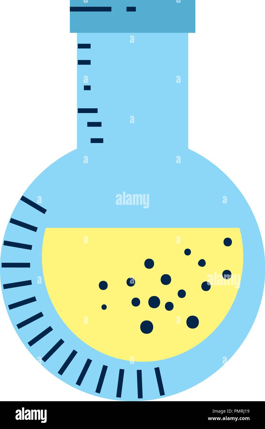 laboratory tube test flask vector illustration design Stock Vector ...