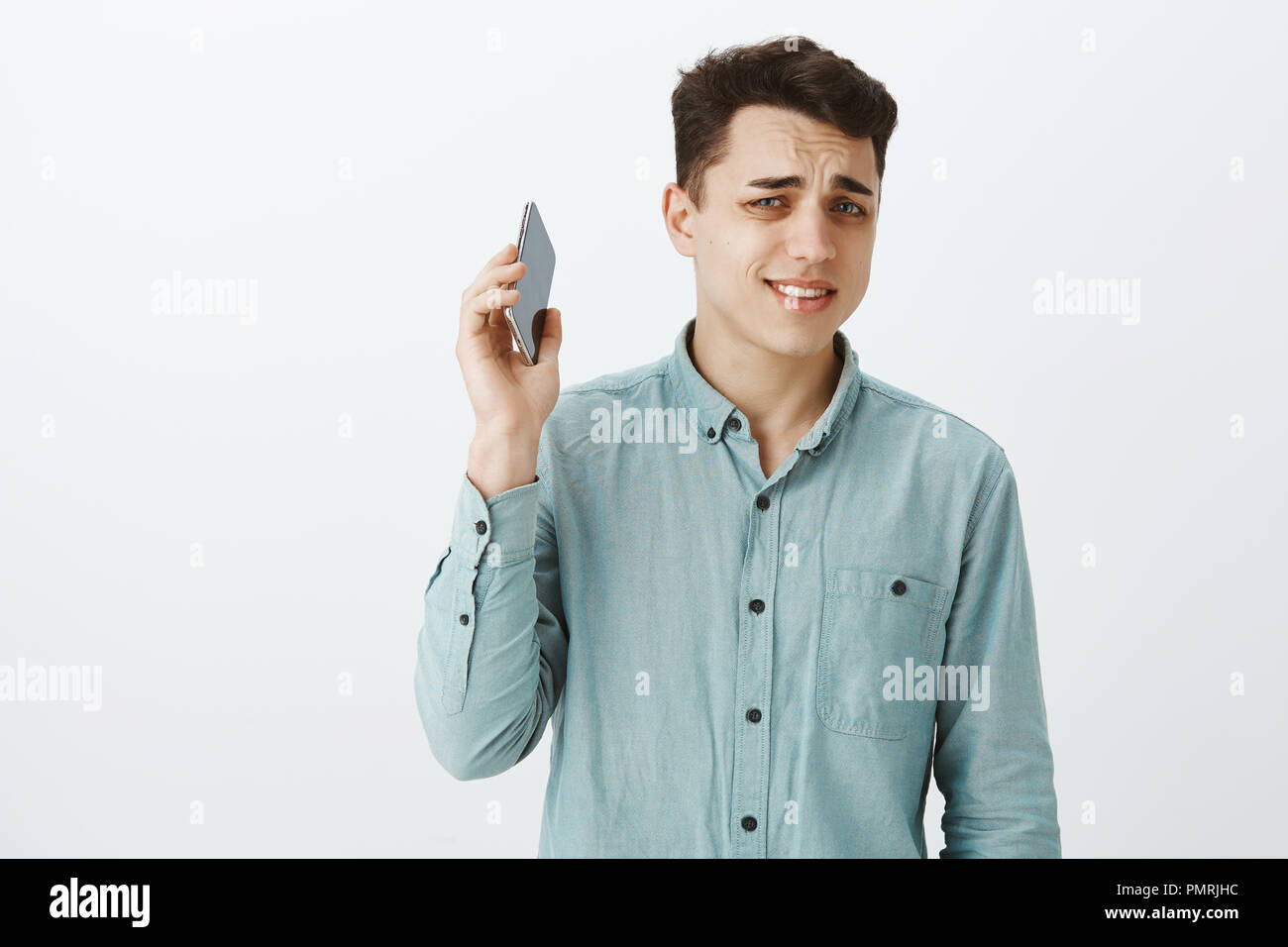 Annoyed with coworker telephone hi-res stock photography and images - Alamy