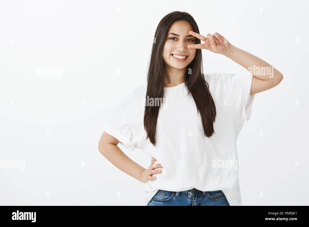 Hand over eye hi-res stock photography and images - Alamy