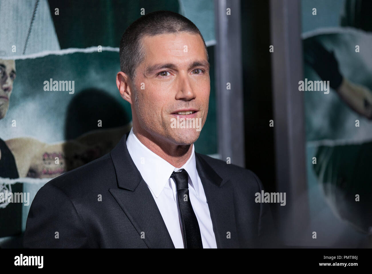 Matthew Fox arrives at the Los Angeles premiere of 'Alex Cross' held at ...