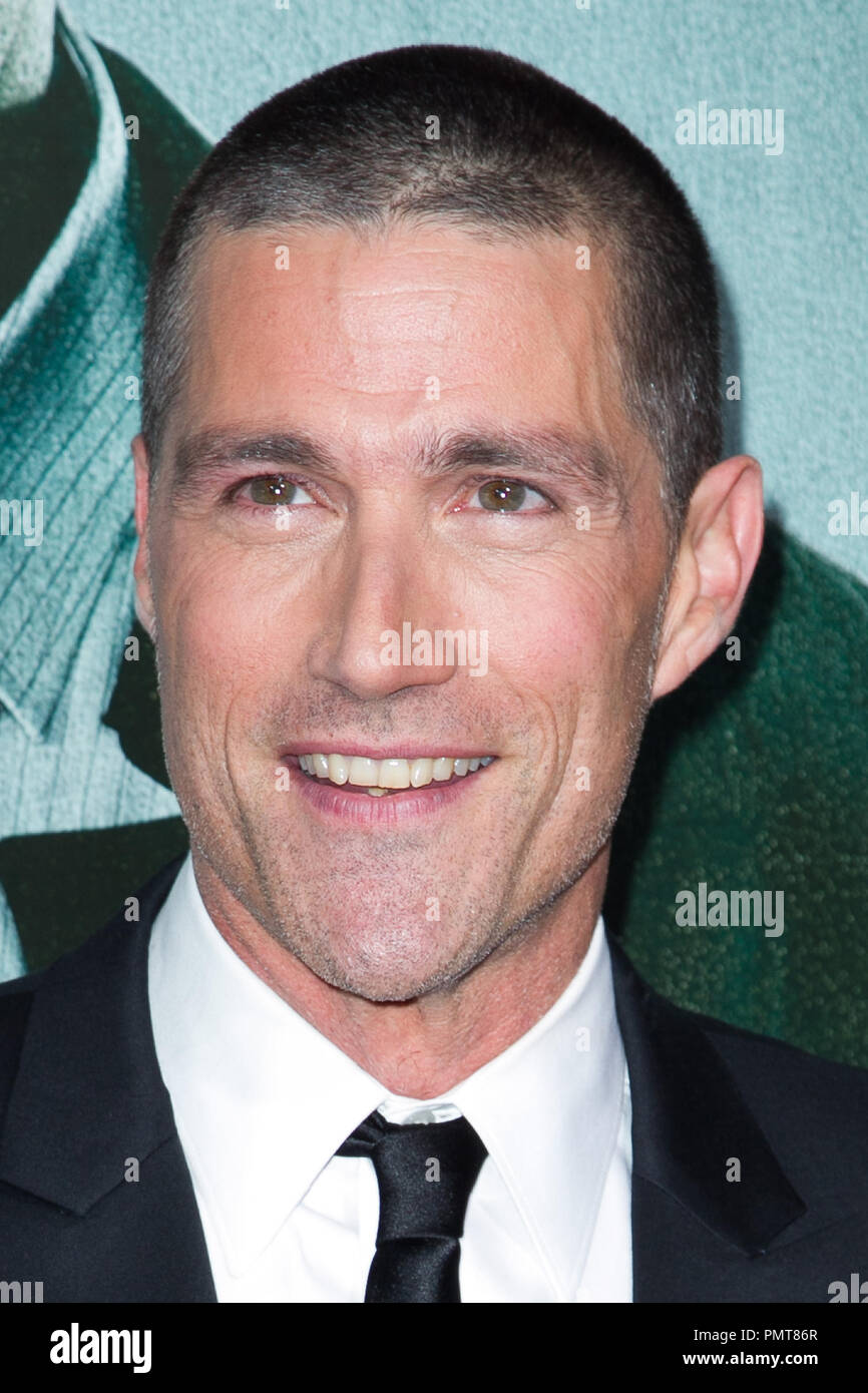 Matthew Fox arrives at the Los Angeles premiere of 'Alex Cross' held at ...