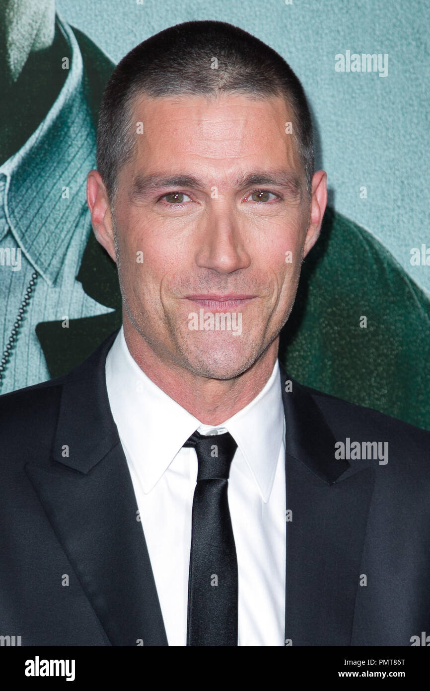 Matthew Fox arrives at the Los Angeles premiere of 'Alex Cross' held at ...