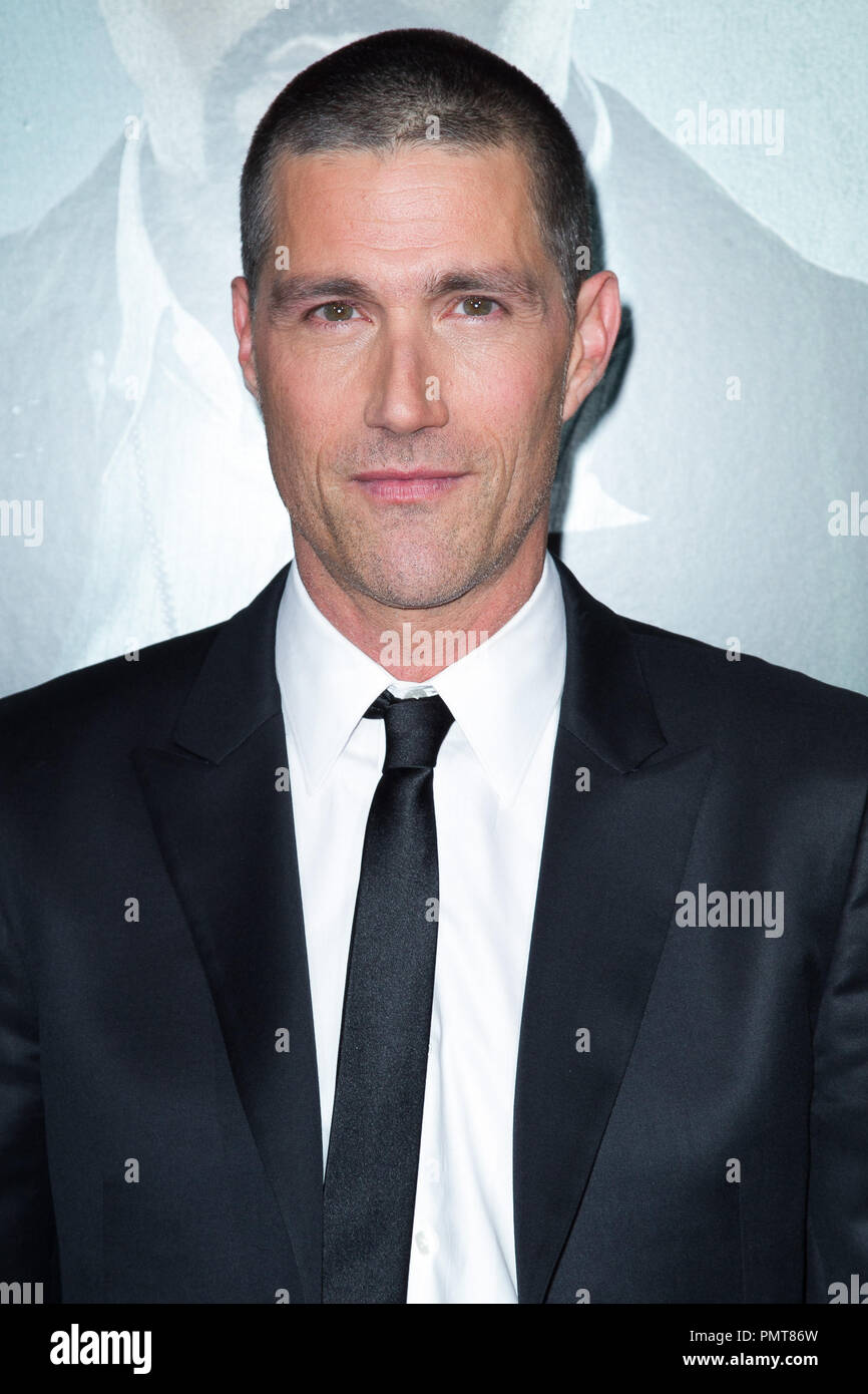 Matthew Fox arrives at the Los Angeles premiere of 'Alex Cross' held at ...