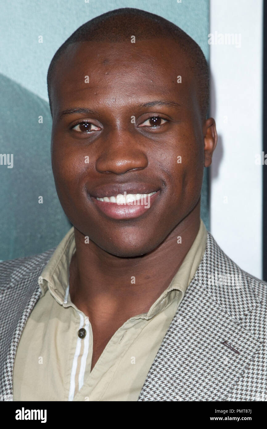 Amadou Ly arrives at the Los Angeles premiere of 'Alex Cross' held at ...
