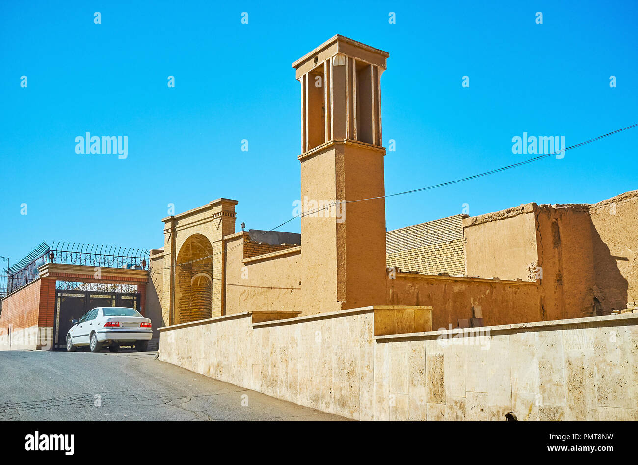 The badgir or windcatcher is traditional detail of Persian architecture ...