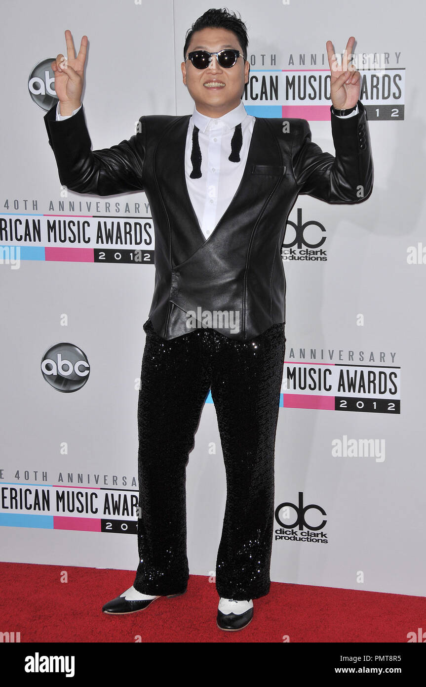 PSY at The 40th Anniversary American Music Awards held at Nokia Theatre ...