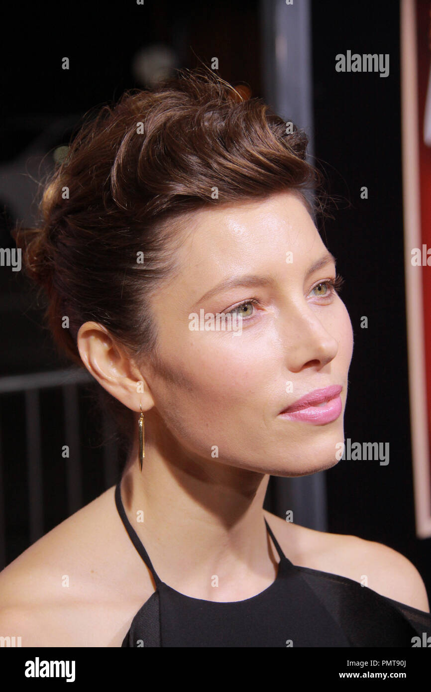Jessica Biel 11/20/2012 "Hitchcock" premiere held at Academy Of Motion ...