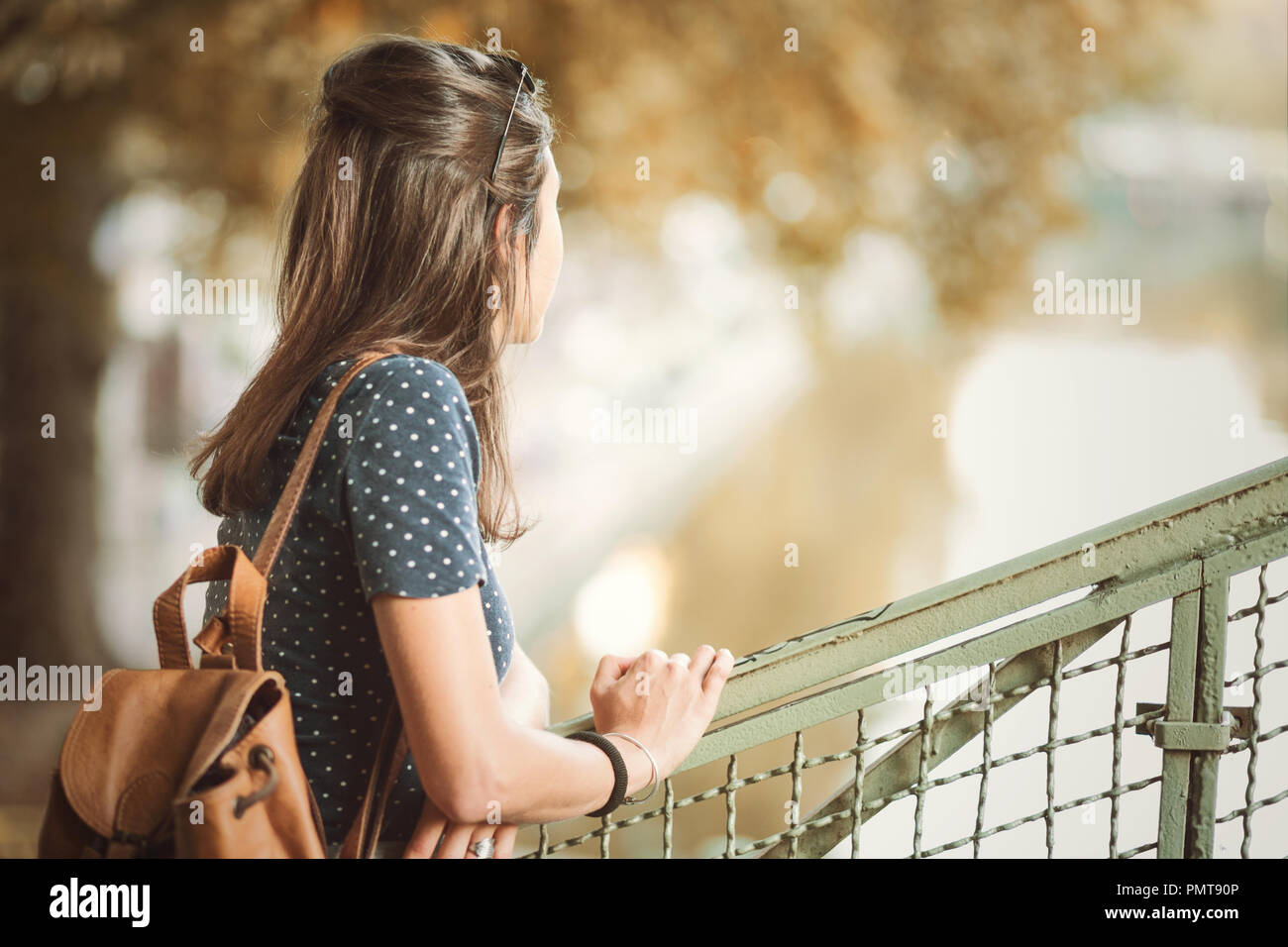 Leaning handrail hi-res stock photography and images - Alamy