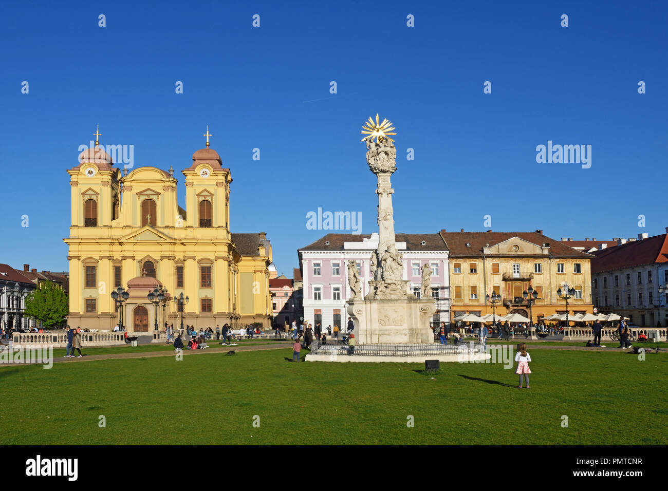 Union Square of Timisoara, Romania Stock Photo - Alamy