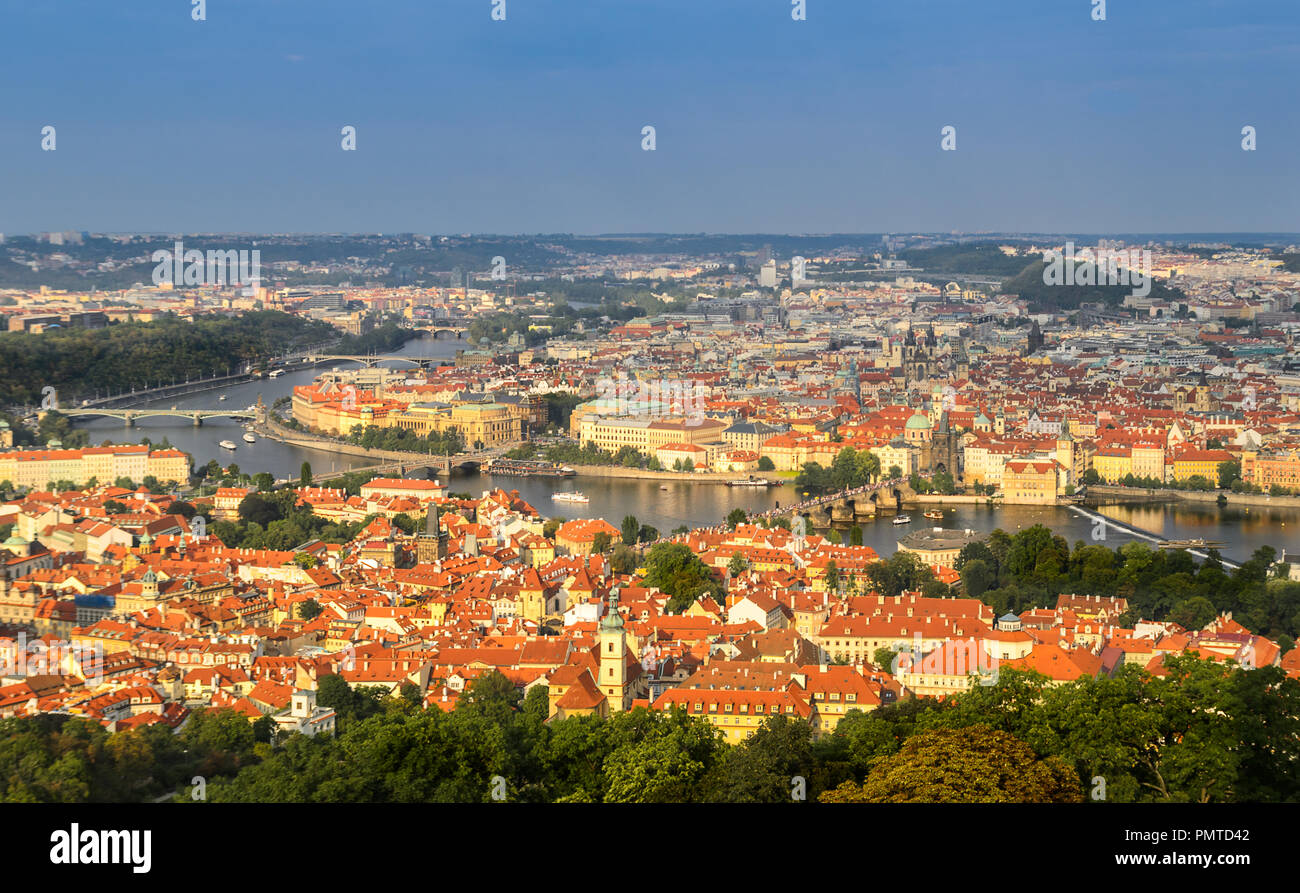 Prague general view hi-res stock photography and images - Alamy