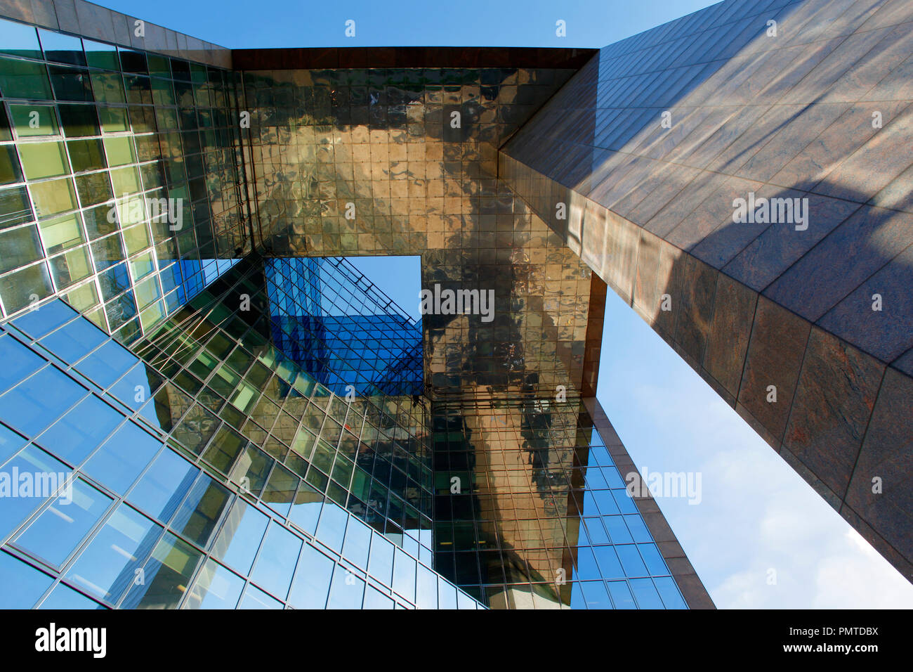 Number One London Bridge, modern architecture in London, view looking ...