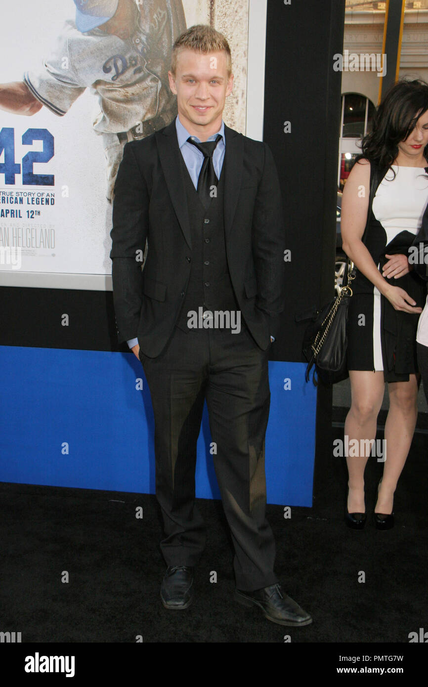 Jesse Luken 04/09/2013 "42" Premiere held at the TCL Chinese Theatre in ...