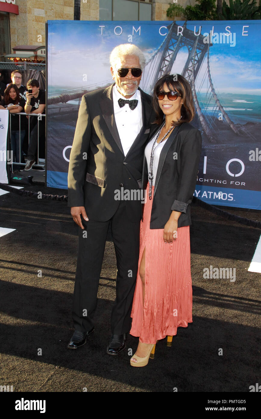 Morgan freeman and daughter morgana freeman hi-res stock photography ...