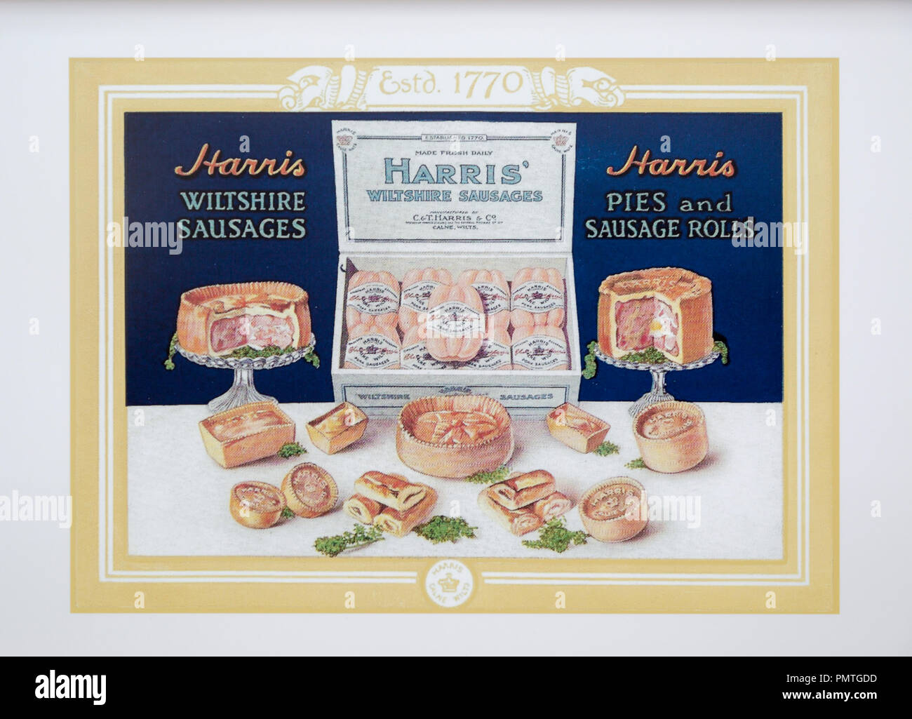 Harris pork meat products advert Calne Heritage Centre museum, Heritage ...