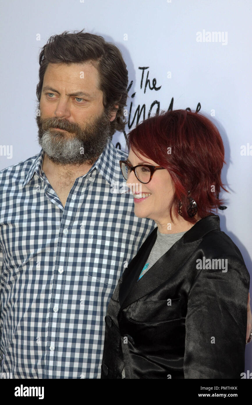 Nick Offerman and wife Megan Mullally at the Los Angeles Special ...