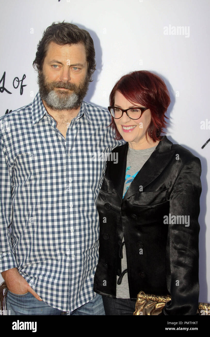 Nick Offerman and wife Megan Mullally at the Los Angeles Special ...